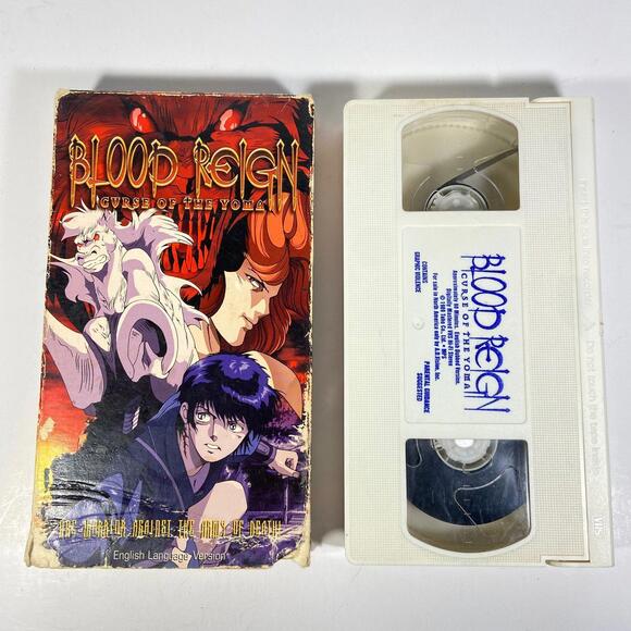 Media | Adv Films Blood Reign Curse Of The Yoma Anime Vhs Read Desc ...